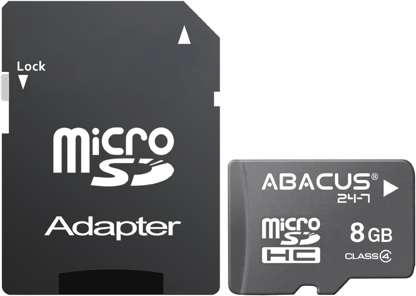 Amazon.com: Abacus24-7 8GB Micro SD Class 10 Memory Card [SD Adapter ...