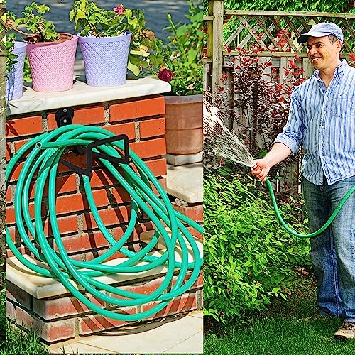 Snapklik.com : 2 Packs Wall Mounted Hose Holder, Garden Water Hose ...