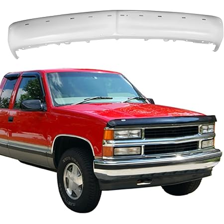 Amazon.com: CarPartsDepot Front Chrome Bumper Face Bar Compatible With ...