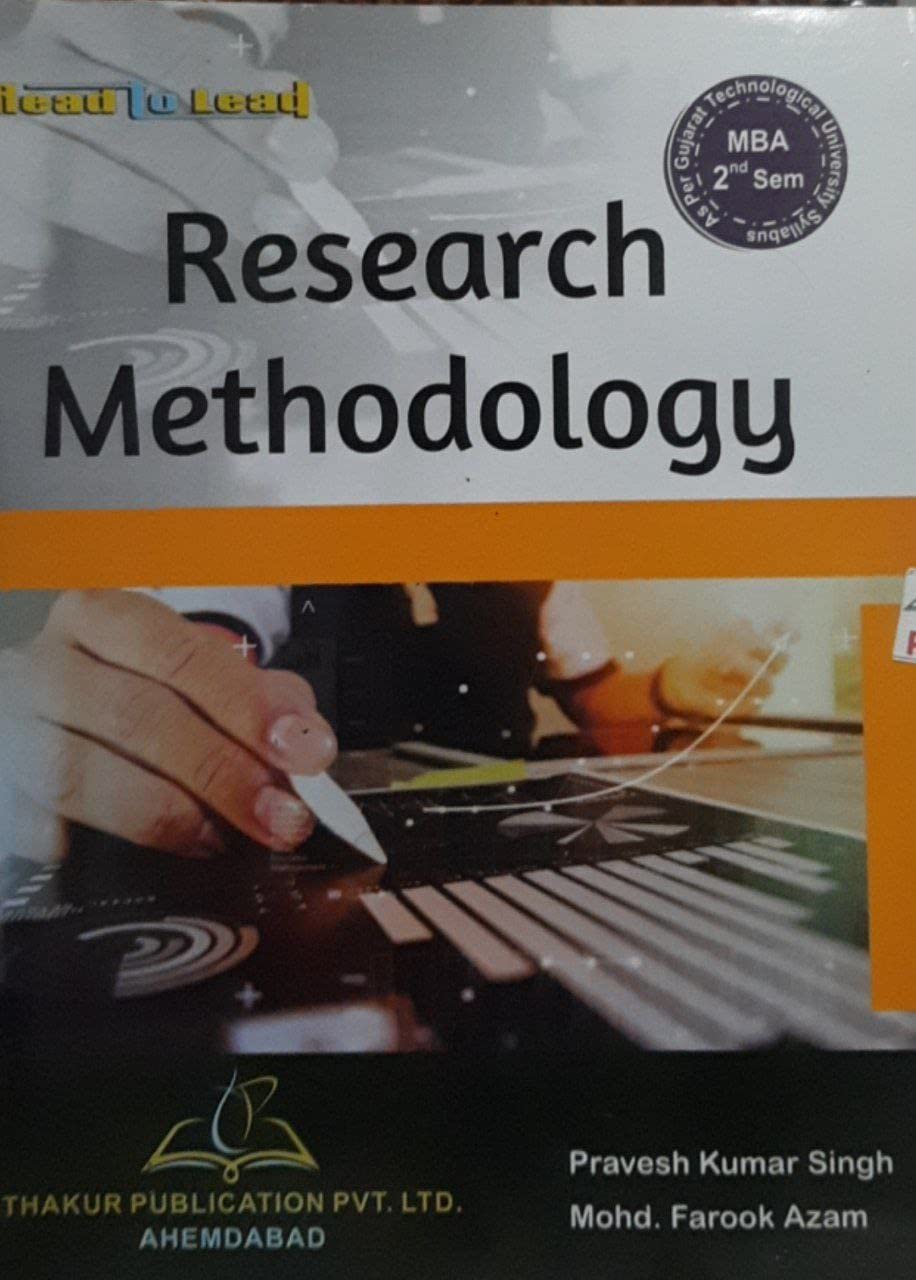 Amazon.in: Buy RESEARCH METHODOLOGY MBA 2 ND SEM NEW Book Online at Low ...