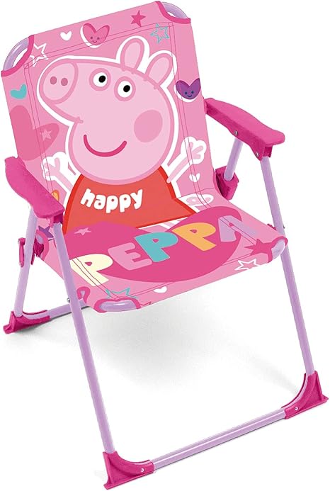 ARDITEX PP14445 EONE-Peppa Pig Folding Chair with Arms, 38 x 32 x 53 cm ...