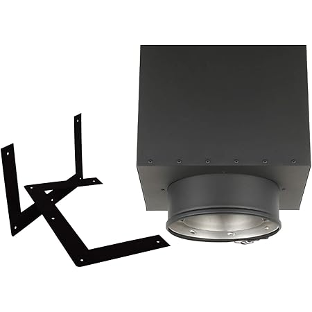 AllFuel HST 11" Tall Square Ceiling Support Box for 6" Diameter 304 ...