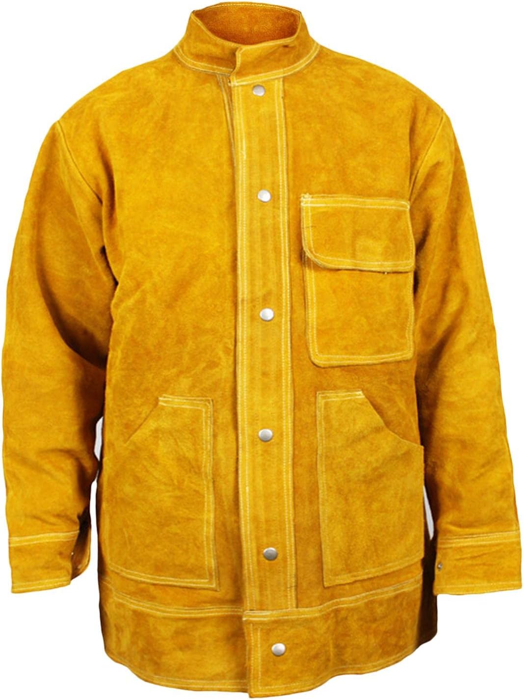 Premium Flame Leather Welding Clothing for Men | Heat and Fire ...