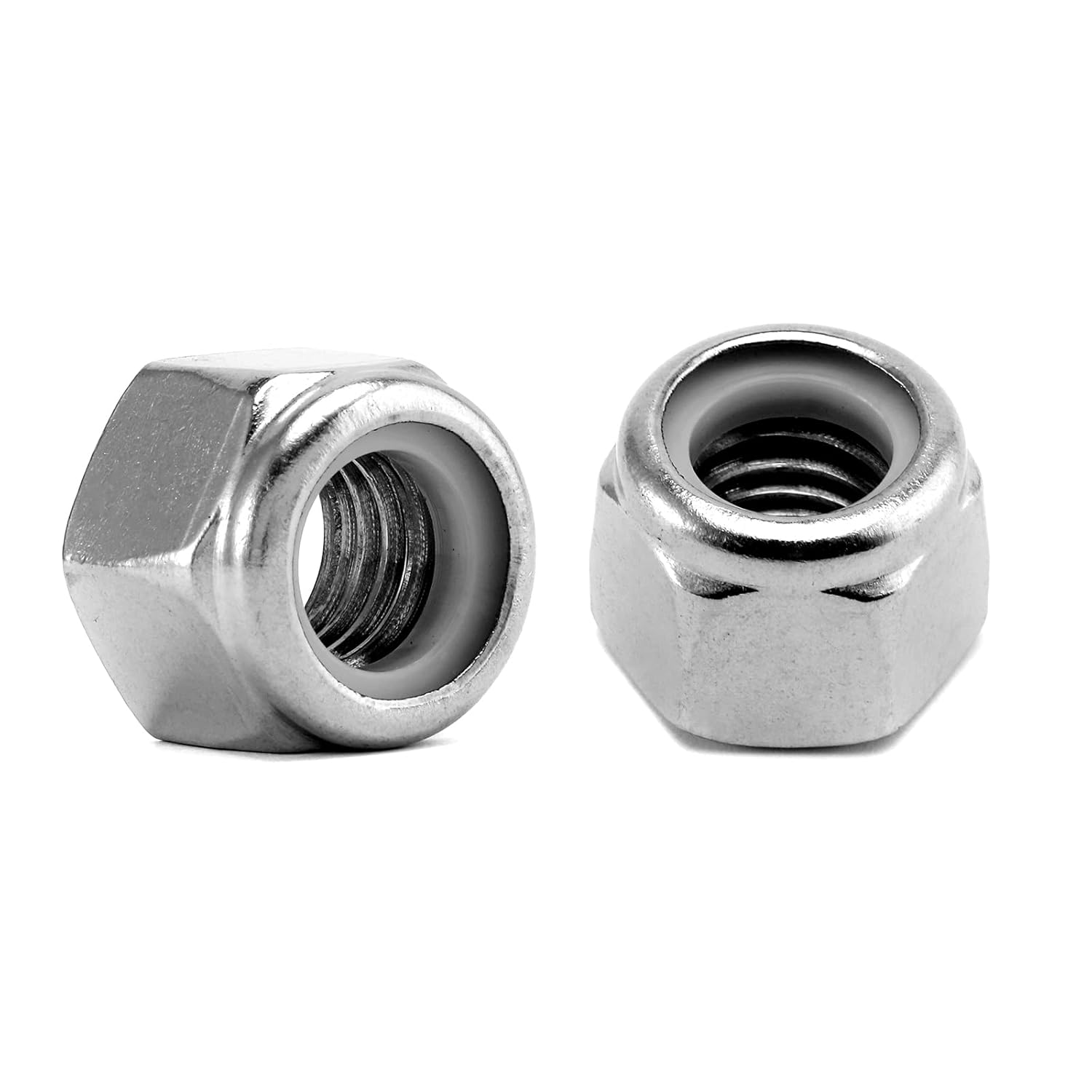 Amazon.com: Tuercas hexagonales de nailon 1/2-13, 50 tuercas de ...