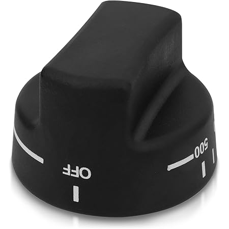 Amazon.com: Reyhoar PA010034 Black Top Burner Range Knob Replacement ...