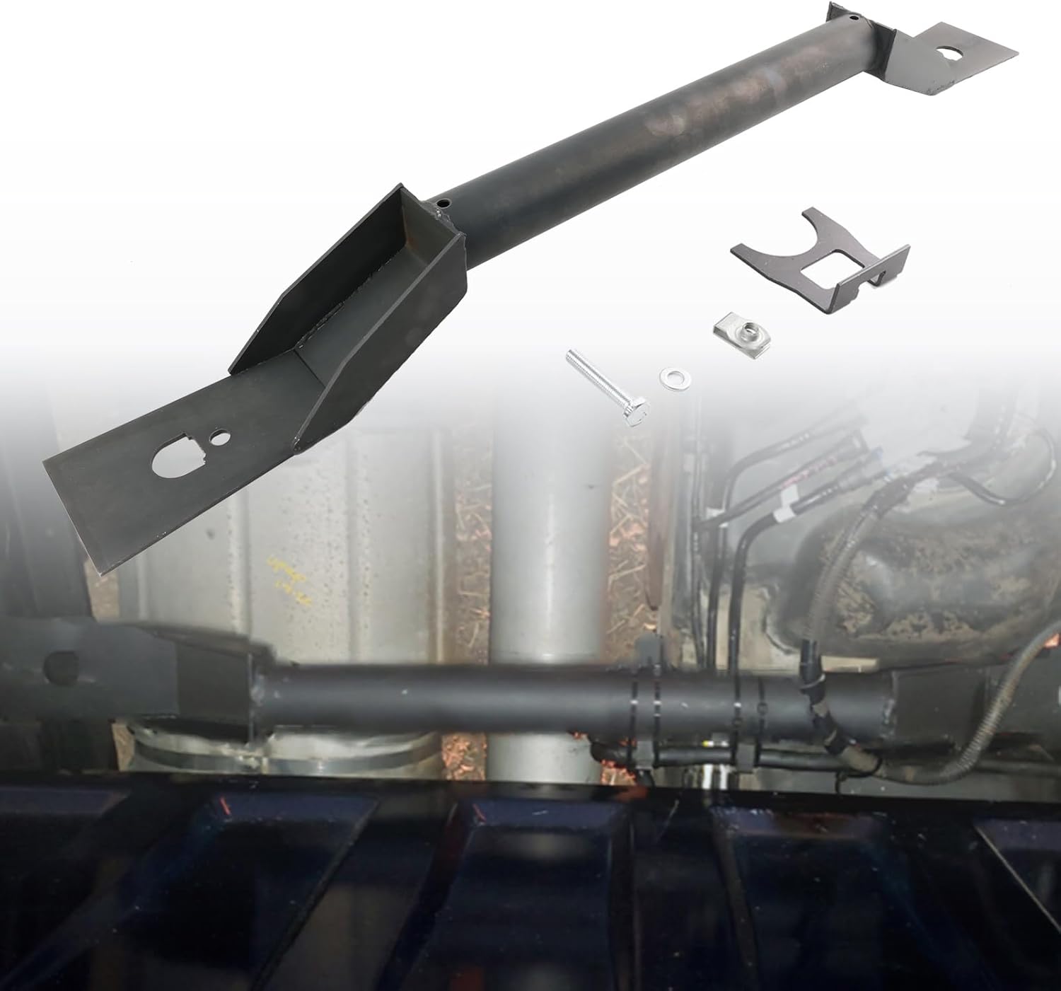 Amazon.com: VVORHSBELL Front Fuel Tank Support Crossmember Kit Bracket ...