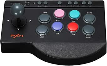 PXN 0082 Arcade Stick, Arcade Fight Stick - 8-Button Gaming Fighting ...