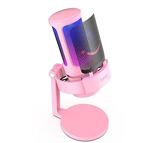 FIFINE USB-microfoon PC, gaming-microfoon voor streaming podcast studio ...