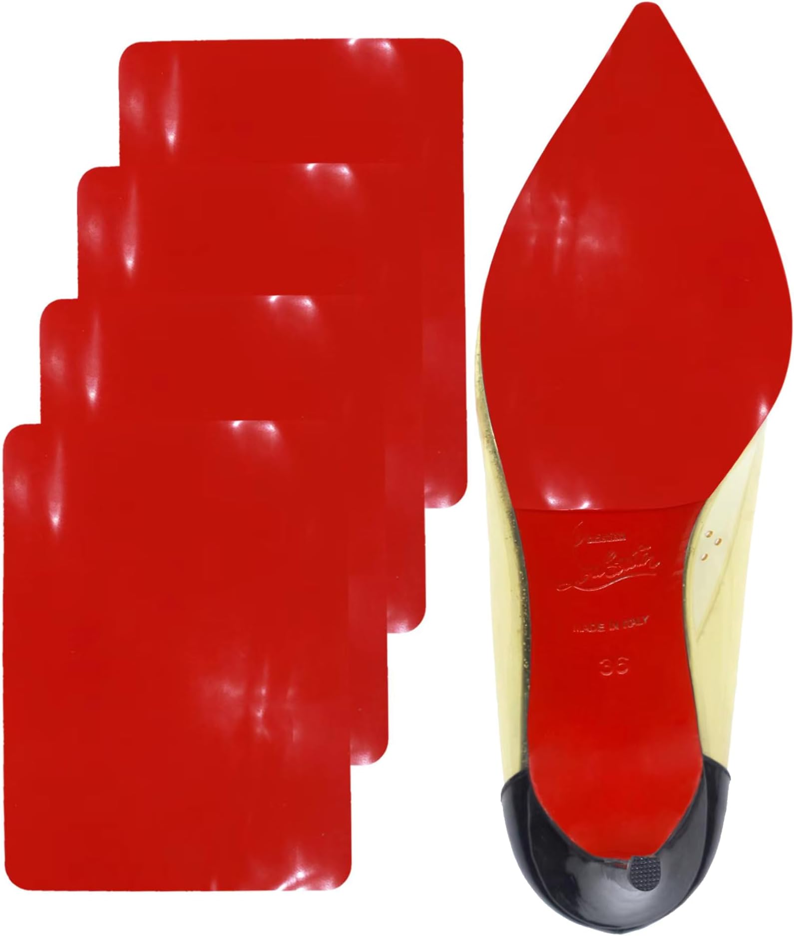 Amazon.com: Vibram Red Rubber Soles Replacement, 1mm Thin (1 Pair)