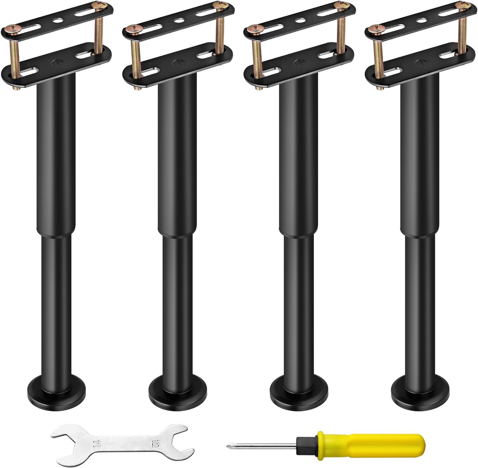Kamtop Adjustable Height Bed Support Legs - Bed Frame Support Legs 7.08 ...