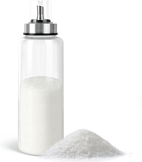 Amazon.com: Loscarol Sugar Dispenser with Pour Spout & Lid, 17 oz Glass ...