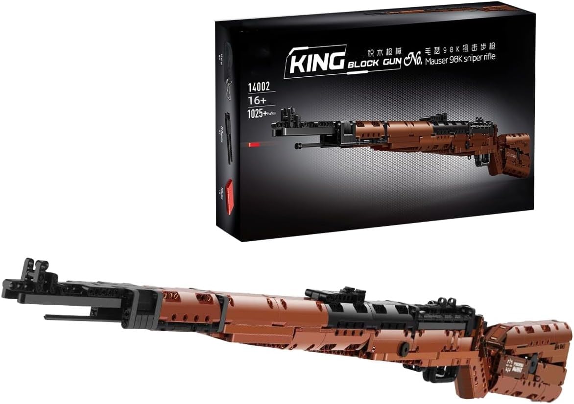 Technic Gun Building Blocks, 1025 Pieces 98K Blaster Gun Building ...