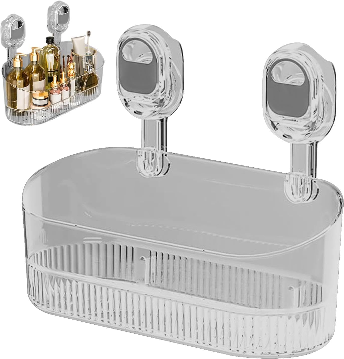 Amazon.co.jp: Suction Cup Shelf for Bathroom, Suction Cup Shelf for ...