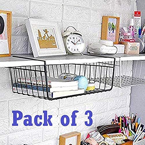 Amazon Brand – Umi 16" Under Shelf Basket/Powder Coated Iron Under ...
