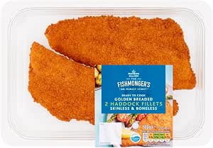 Morrisons The Fishmonger's On Market Street Golden Breaded 2 Haddock ...