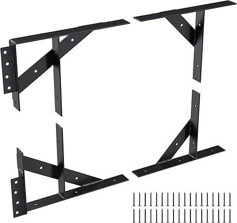 Gate Corner Brace Bracket Fence Gate Hinges No Sag Kit for Shed Doors ...