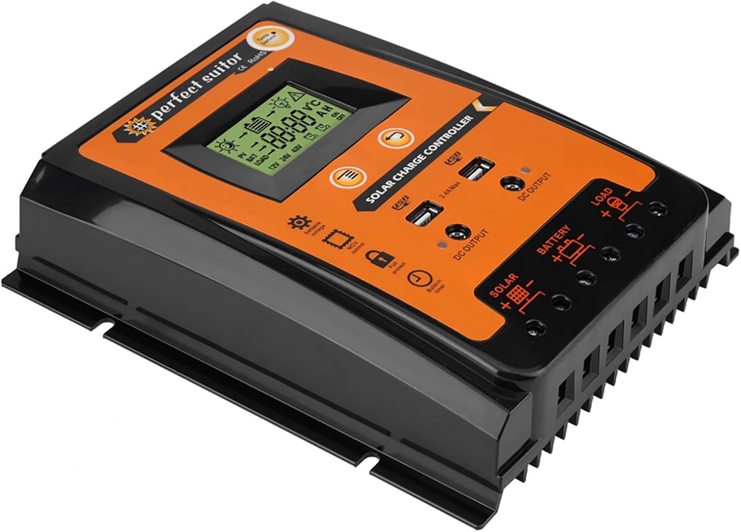 Amazon.com: 30A Solar Charge Controller 50A Solar Charge Controller ...