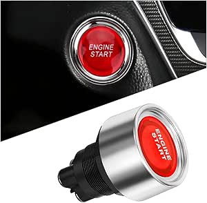 Amazon.com: zipelo Car Start Engine Button Stater, 12V DC Push Start ...