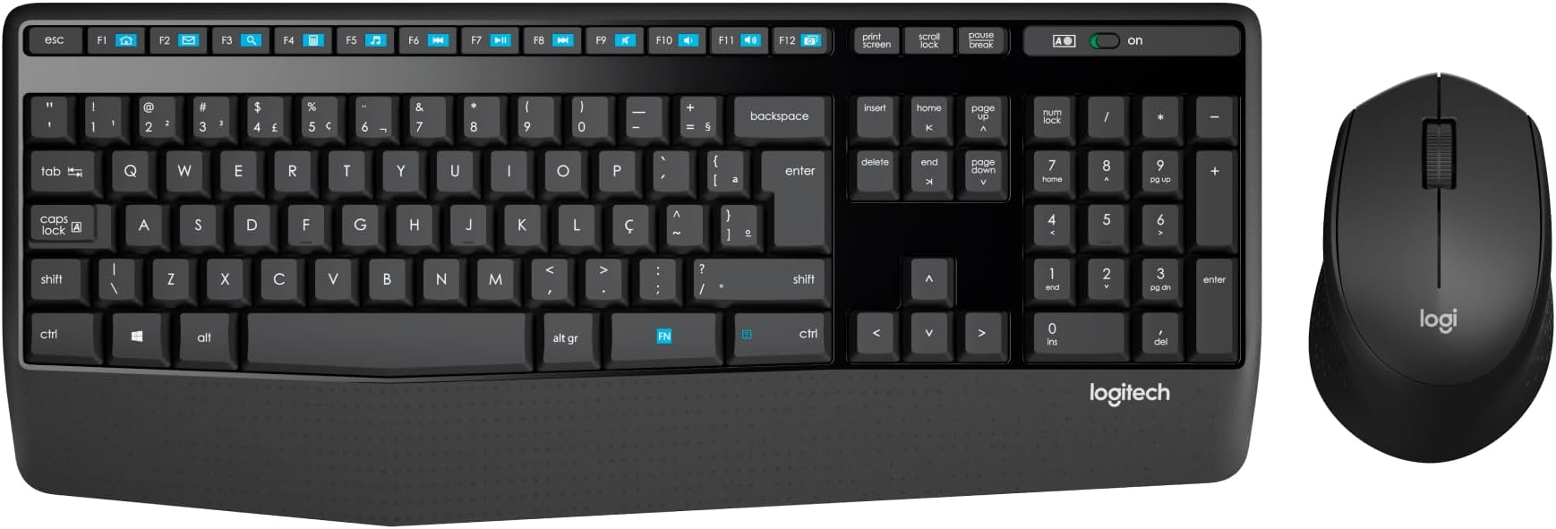 Logitech Combo MX Keys S - Teclado e mouse sem fio de desempenho com ...