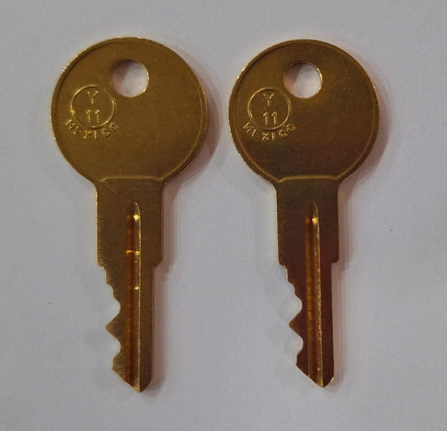 2 Replacement Keys Cut to Key Code 1393 Ademco, ADT, First Alert ...