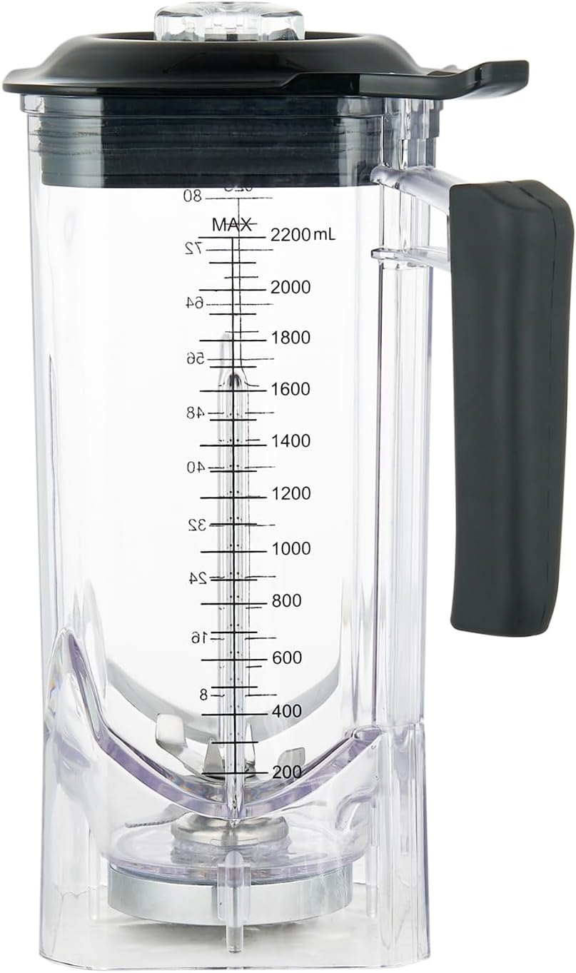 Amazon.com: 80 OZ Container Blender Pithcer Jar with Blade Replacement ...
