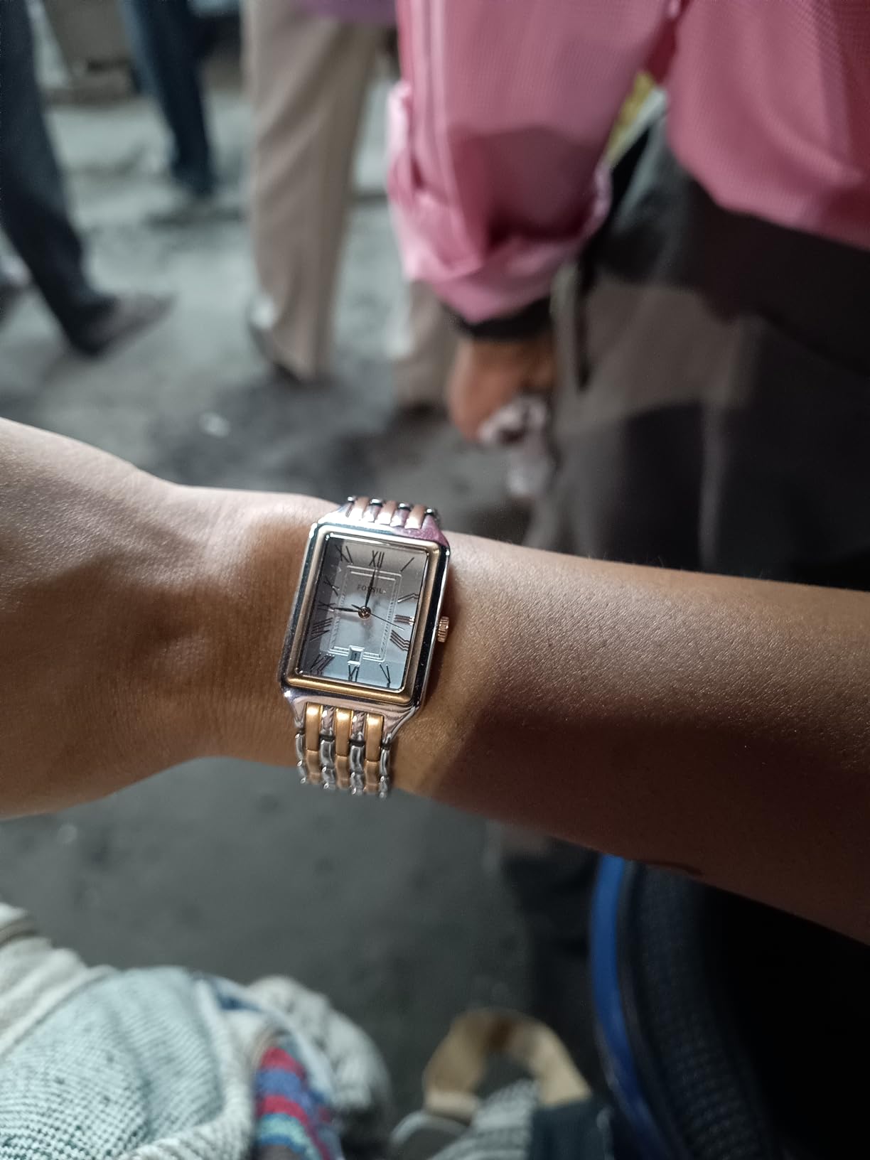 Buy Fossil Raquel Analog Silver Dial Women's Watch-ES5221 Online at Low ...