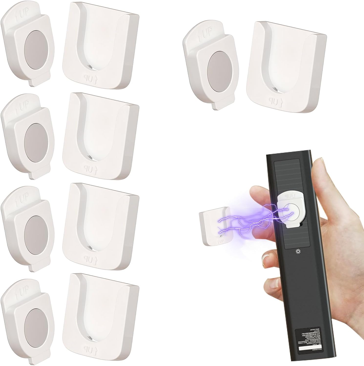 Amazon.com: TKGKHK Magnetic Remote Control Holder Wall Mount, 5 Pcs ...