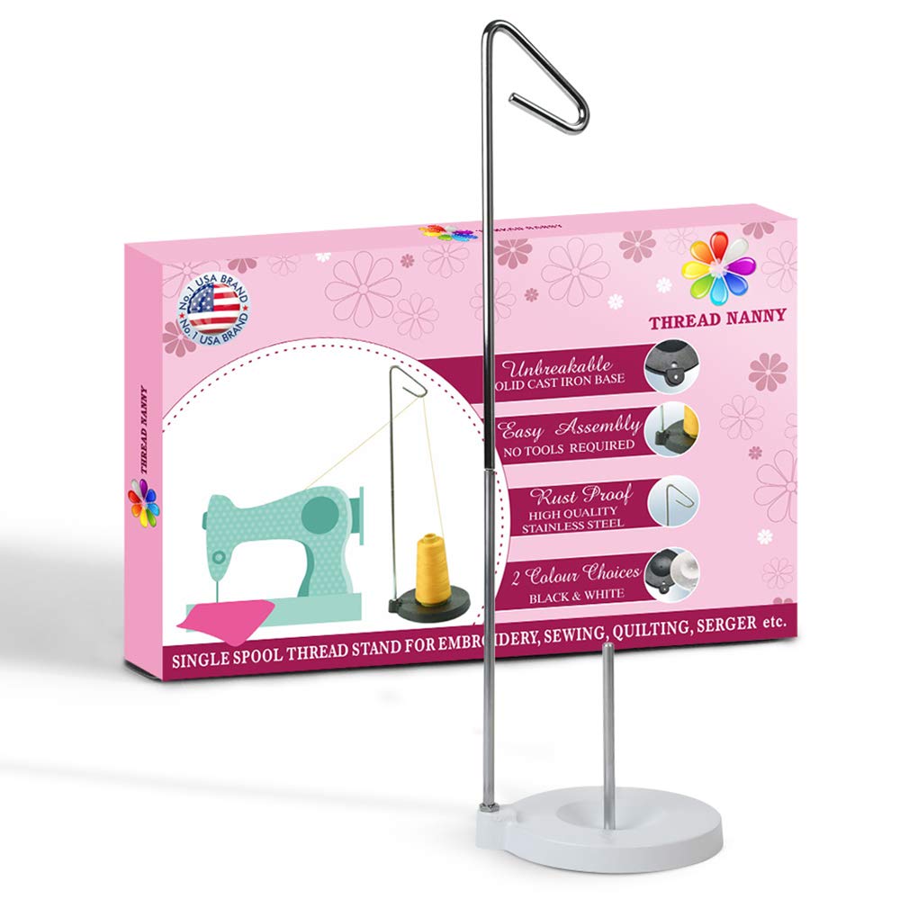 Heavy Duty Single Cone or Spool Thread Stand - Cast Iron Metal Stand ...