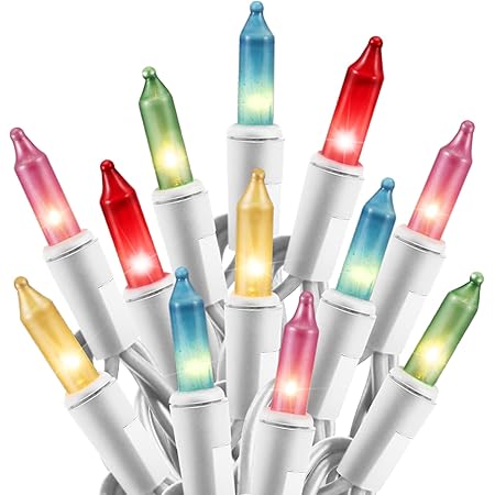 Amazon.com : 35-Count Pastel Multi-Color Mini Easter Light Set, 7ft ...