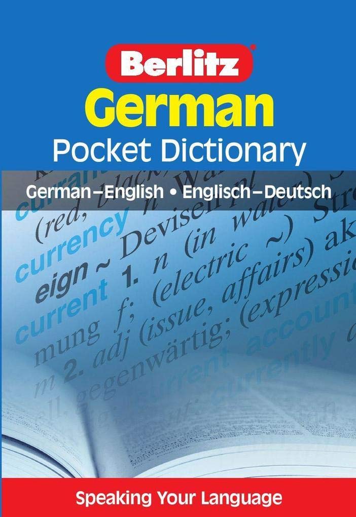 Berlitz Pocket Dictionary German (Bilingual dictionary) (Berlitz Pocket ...