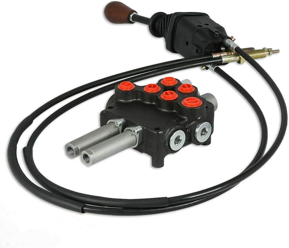 Amazon.com: Cable Remote Control Valve Kit, Hydraulic Flow Control ...