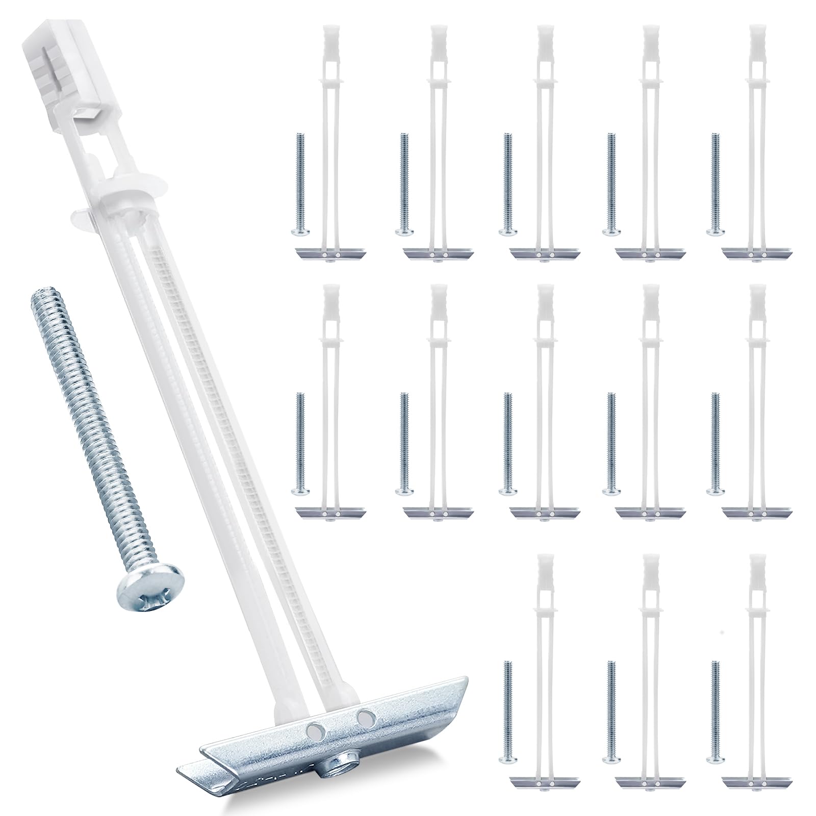 Amazon.com: Drywall Anchor with Included Bolts for 1/4”-20 Fastener ...