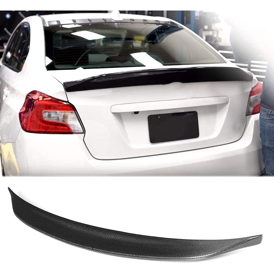 Buy ZJIALENB Car Carbon Fiber Rear Spoiler for Subaru Impreza WRX 2015 ...