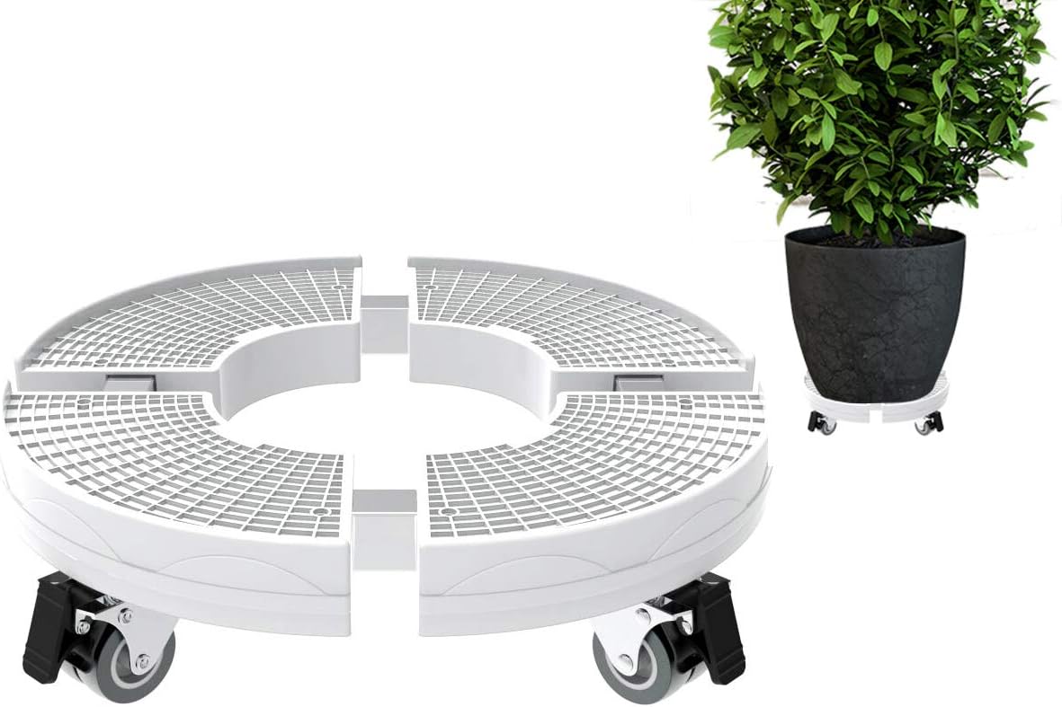 Adjustable Plant Stand (15-20’’) with Wheels Large Potted Planter Plant ...
