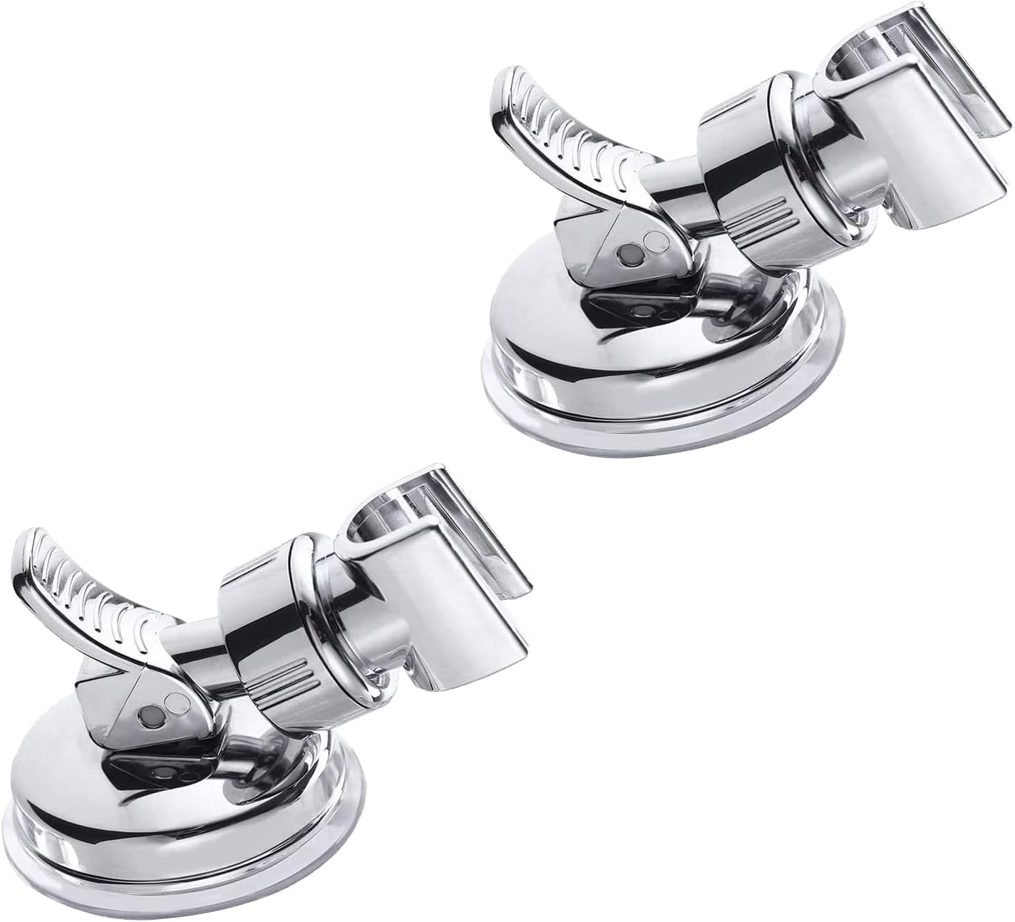 2 Pack Shower Head Holder Adjustable Suction Cup Shower Head Bracket ...