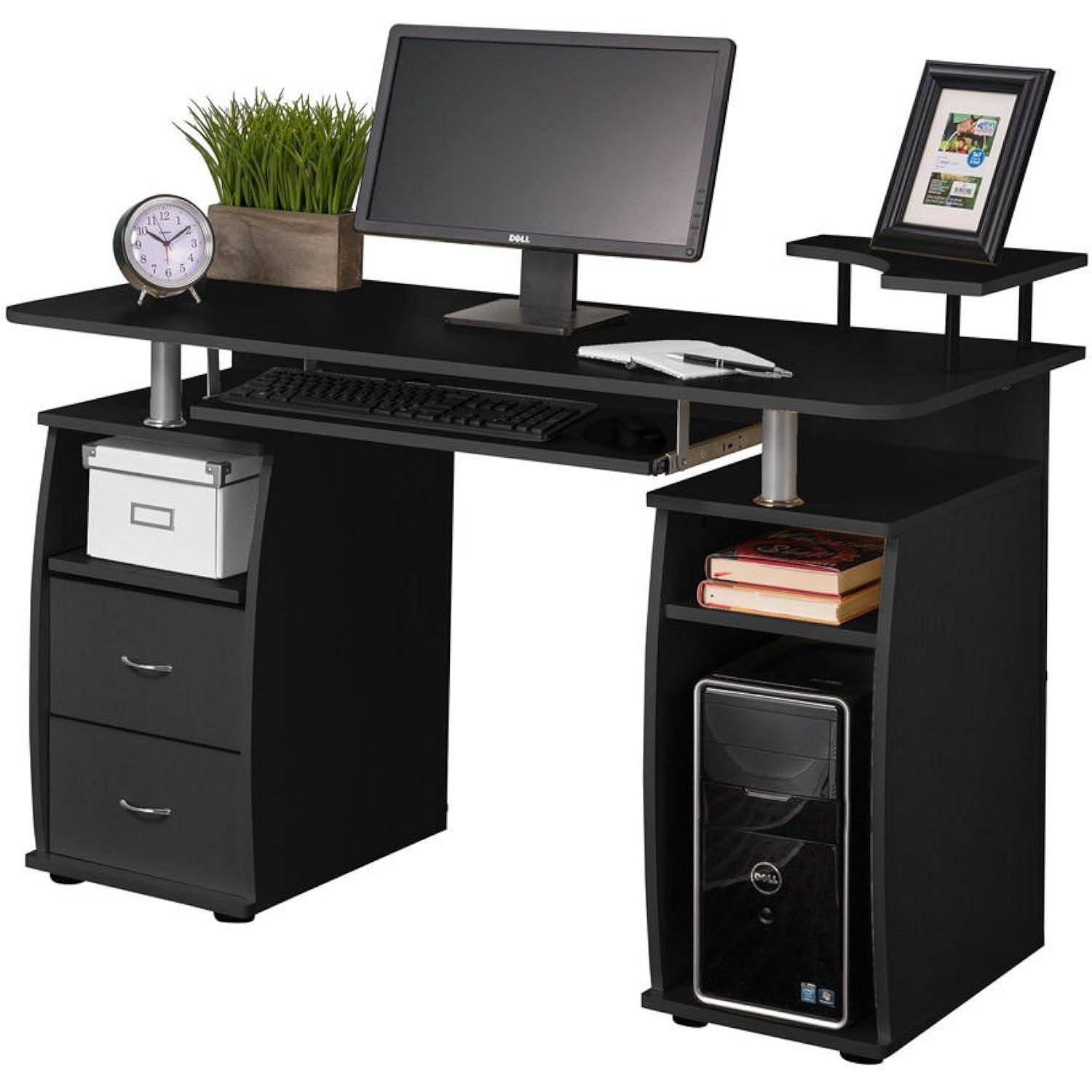 Amazon.com: TimmyHouse Computer PC Desk Writing Table Office Home ...