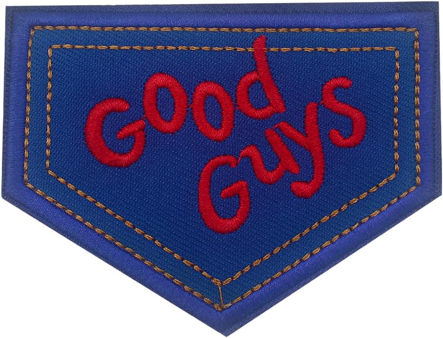 Amazon.com: Good Guys Embroidered Iron/Sew on Patch Funny Punk Biker ...