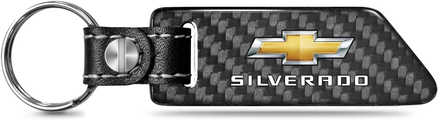 iPick Image for Chevrolet Silverado Black Real Carbon Fiber Blade Style ...
