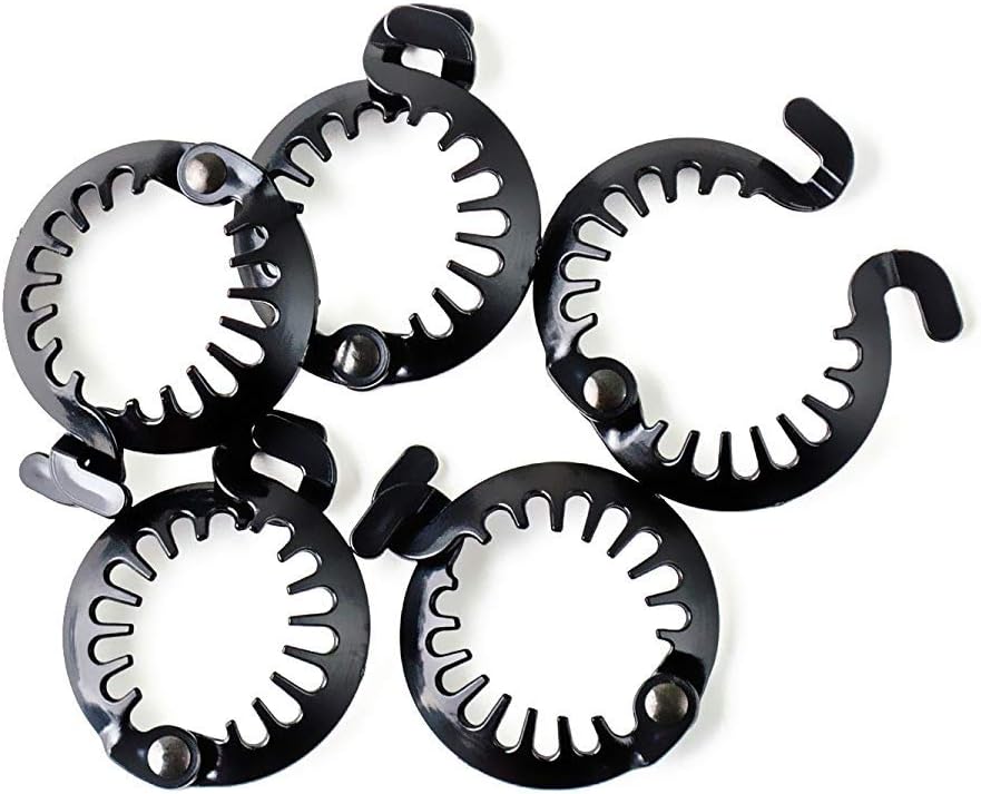 PuffCuff Micro Hair Clamp (Package of 5) - Not a banana clip : Amazon ...