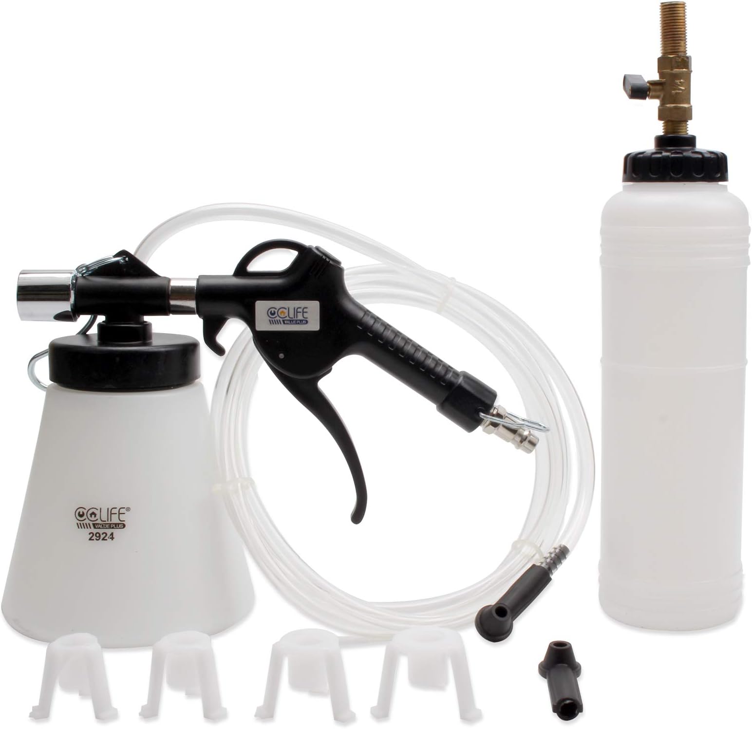 FreeTec Pneumatic Brake Fluid Bleeder Tool Kit Air Brake Bleeder ...