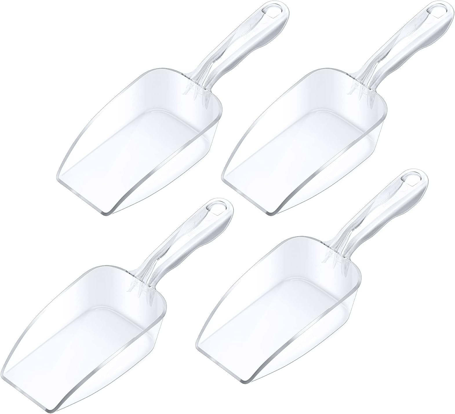 Amazon.com: Kichvoe Ice Scoop for Freezer: Plastic Scoops 2Pcs Multi ...