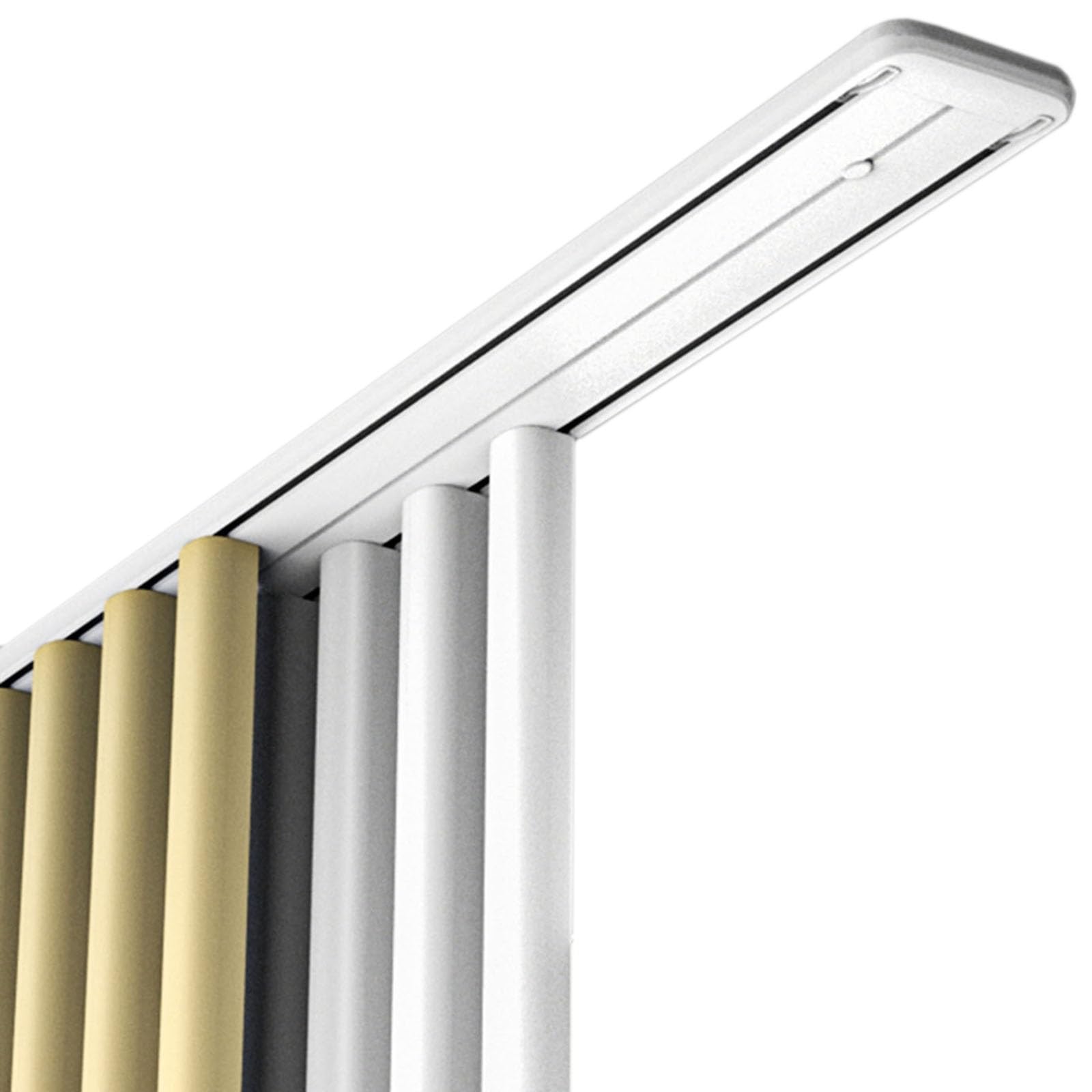 Ceiling Mount Aluminum Alloy Nano Silence Track, Double Curtain Track ...