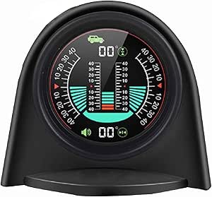 Car Digital Inclinometer, Vehicle Inclinometer Level Tilt Gauge HUD ...