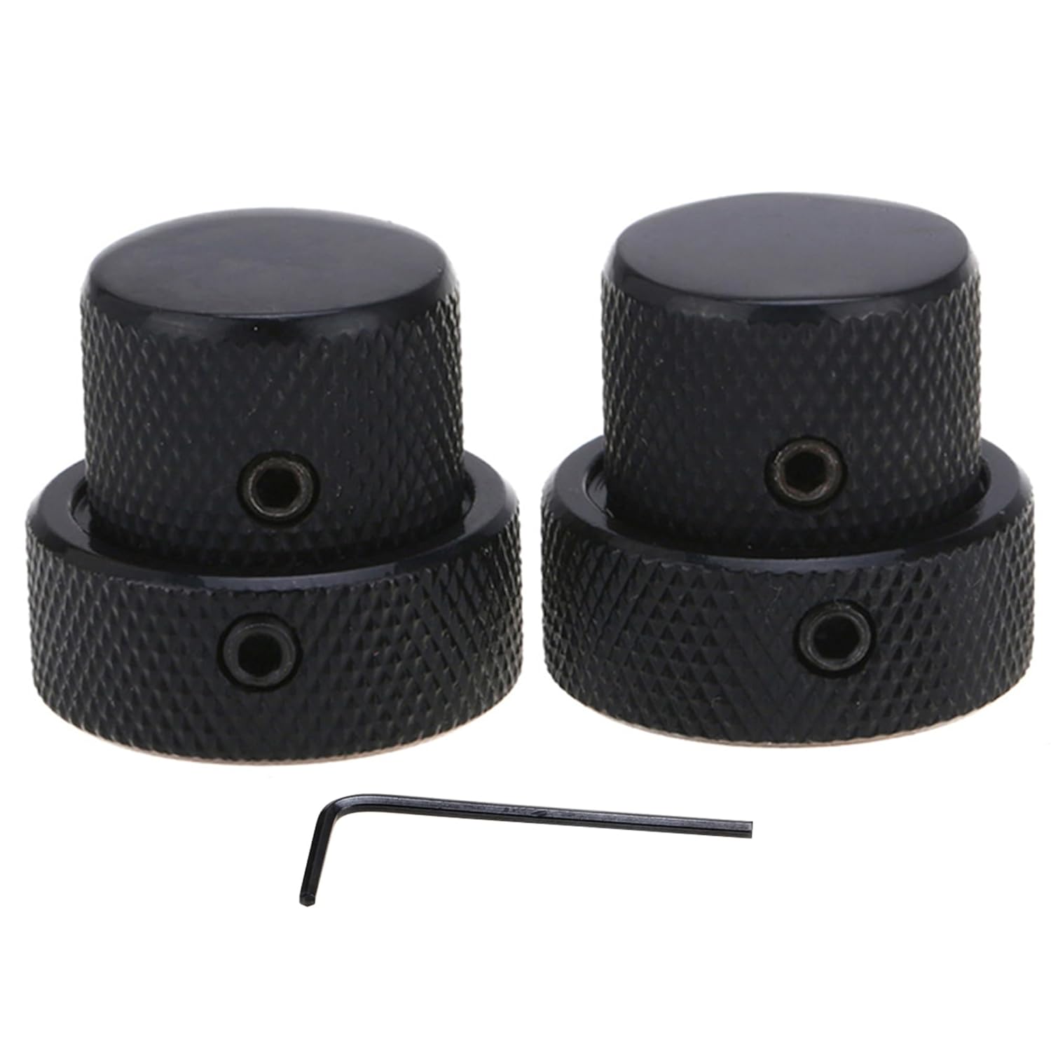 Musiclily Pro Universal Metal Dual Concentric Stacked Control Knobs for ...