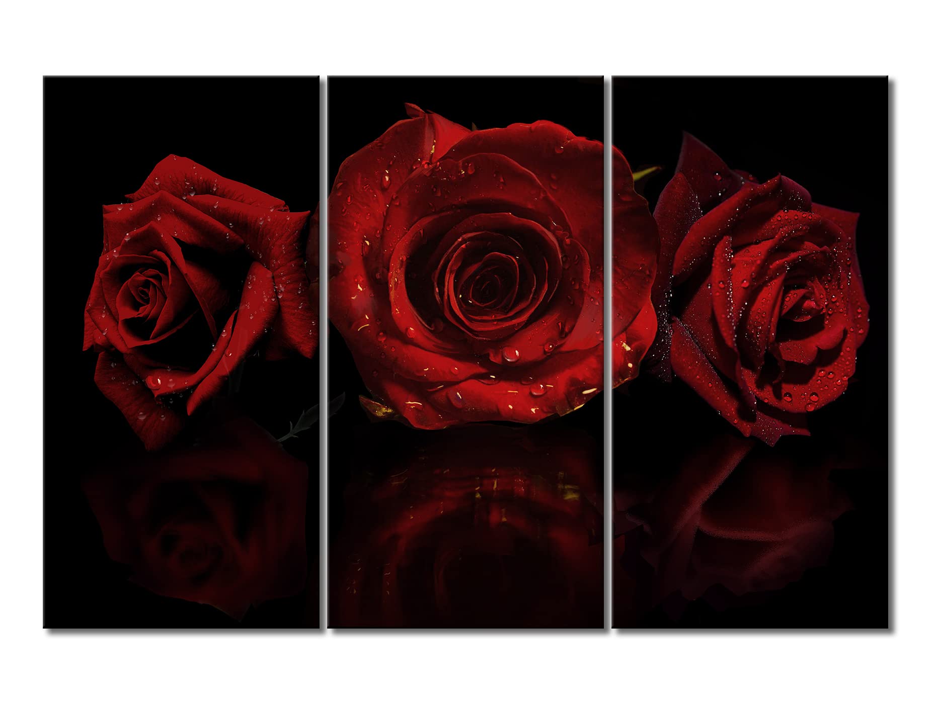 Red Rose Print Background