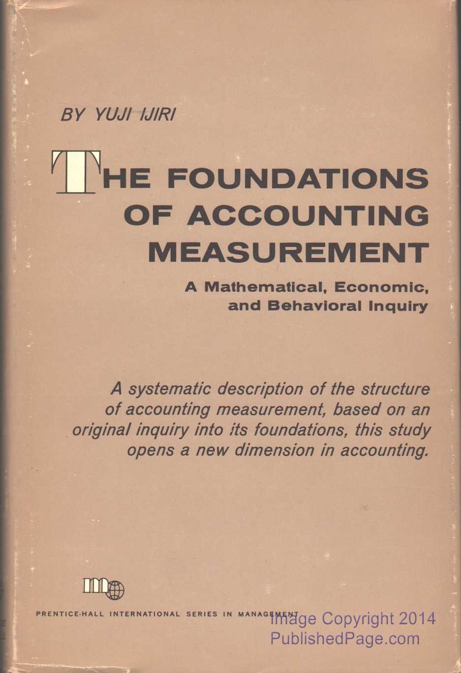 The foundations of accounting measurement: A mathematical, economic and ...