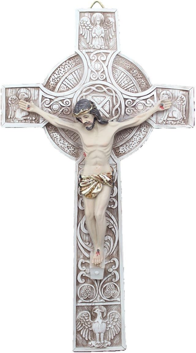 Amazon.com: CB 9-inch Celtic Wall Crucifix Irish Cross : Home & Kitchen