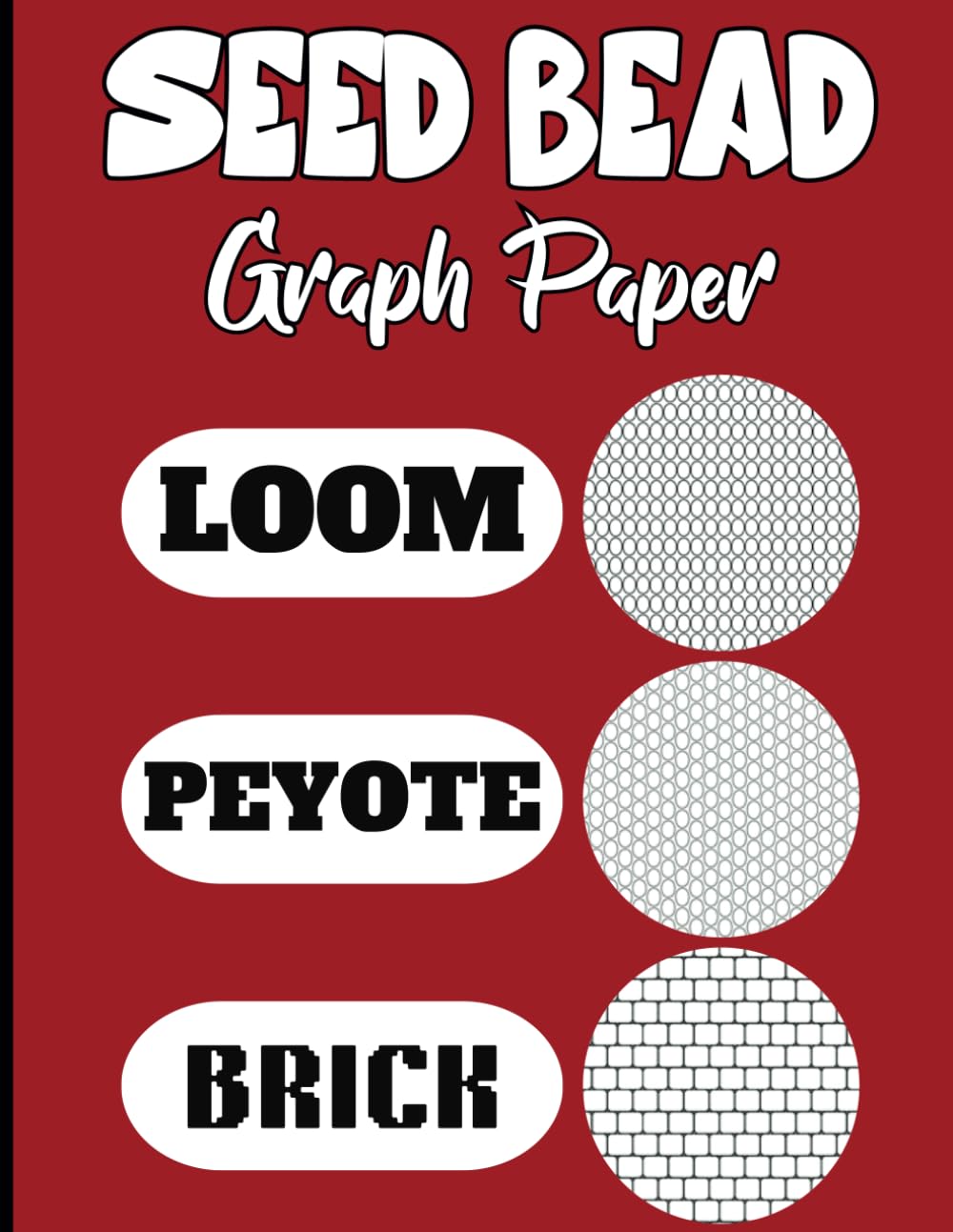 Seed Bead 3 Patterns Graph Paper: Multiple Seed Bead Graph Paper ...