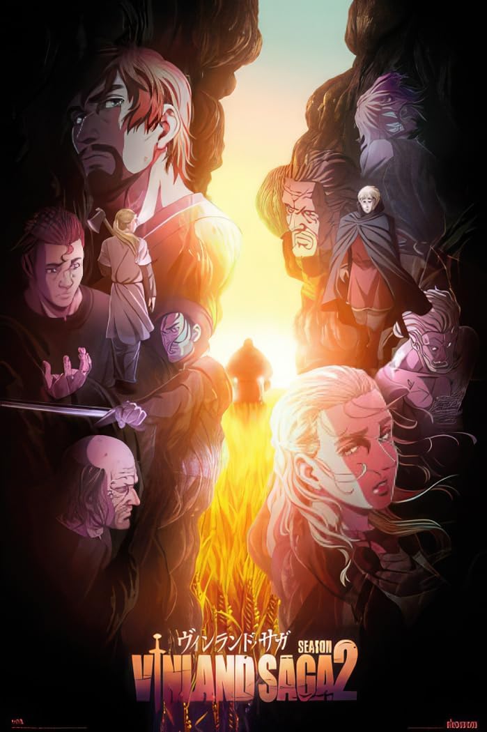 Vinland Saga - Anime TV Show Poster (Season 2 - Characters) (Size: 24 ...