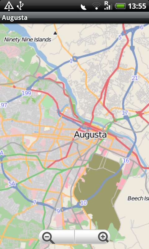 Augusta, GA, Street Map:Amazon.com:Appstore for Android